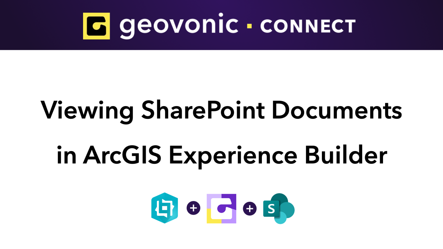 Building an integration with SharePoint from ArcGIS Experience Builder ...